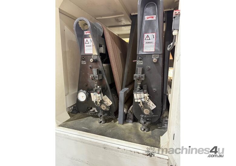 Used 2016 teco Planer Head Sander 1300mm Wide Wide Belt Drum Sanders ...