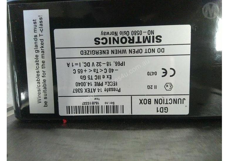 Used Simtronics Simtronics GD1 Junction Box Electrical Motors in ...