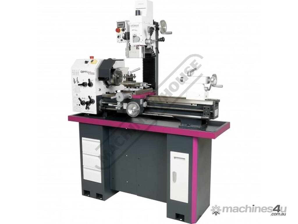 New optimum TU-3008G-20M Opti-Turn Lathe Mill Drill Combination Package ...