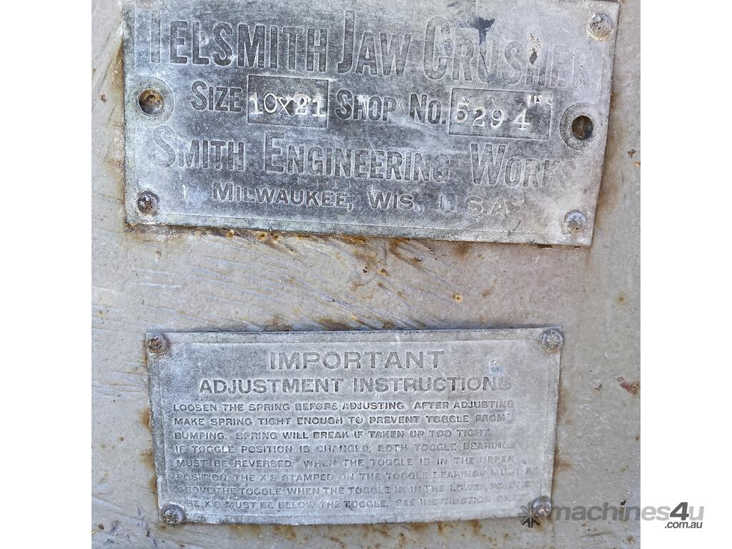 Used smith Telsmith 10 X 21 Crushing & Screening Plants (956257)