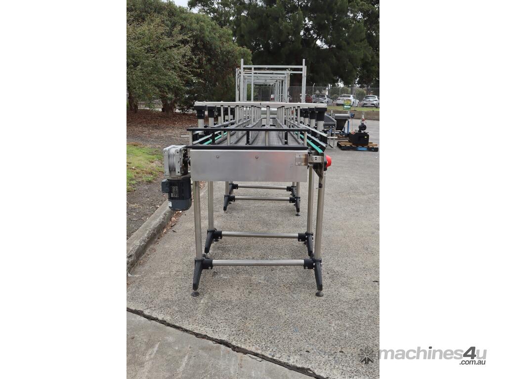 Used bonfiglioli Stainless Steel Accumulation Bottle Conveyor FIFO ...