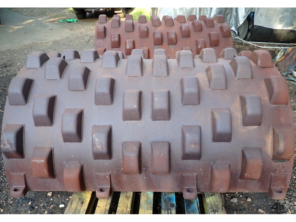 Used Not Specified Unknown Padfoot Drum Roller Compactor Over Smooth ...