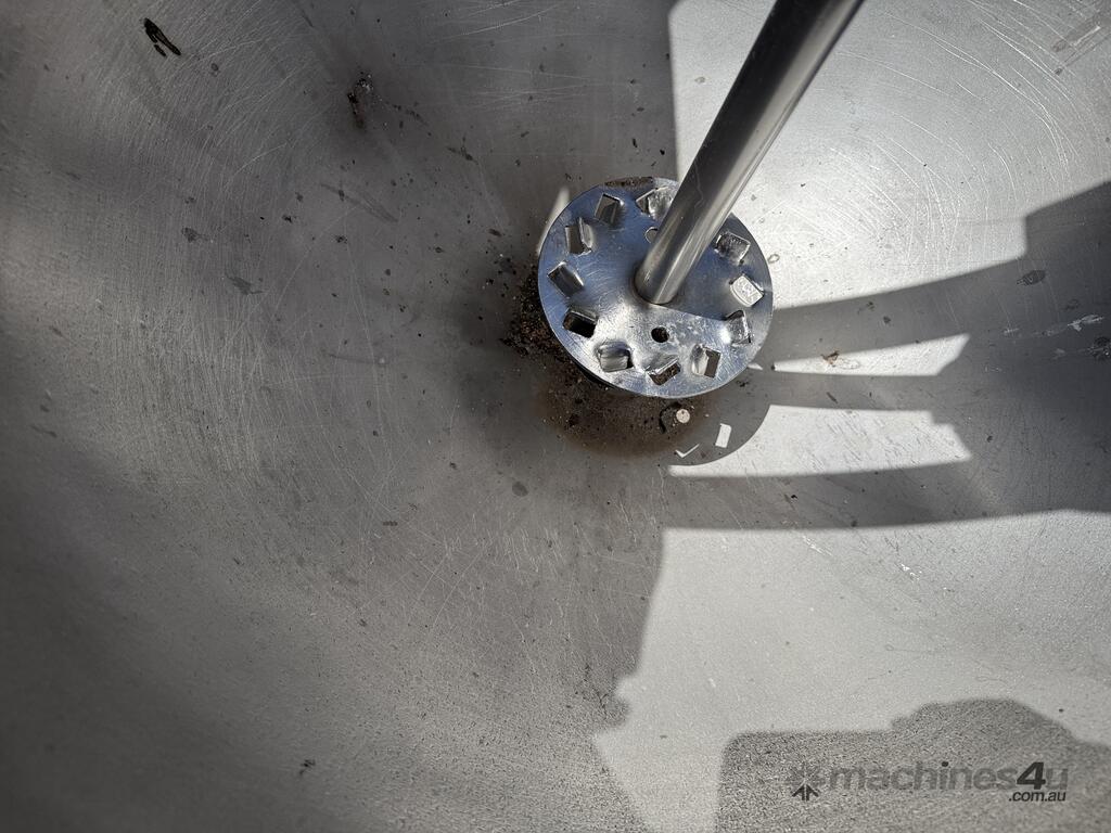 Used stainless steel Mixer Jacketed 740mm dia x 600mm high Platform ...