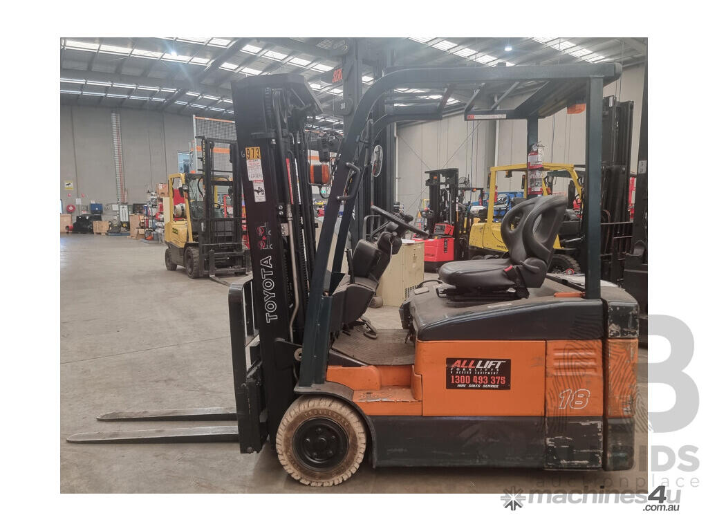 Used 2008 Toyota 7FBE18 Counterbalance Forklifts (1123559) - Listed on ...