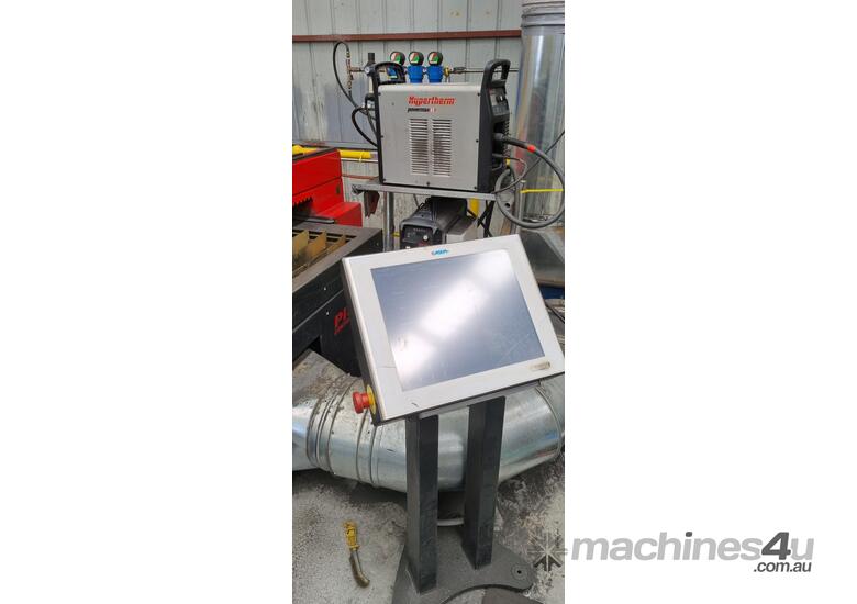 Used 2017 Pierce Control Automation CNC Plasma Cutter with Cutting and Marking Heads CNC Plasma ...