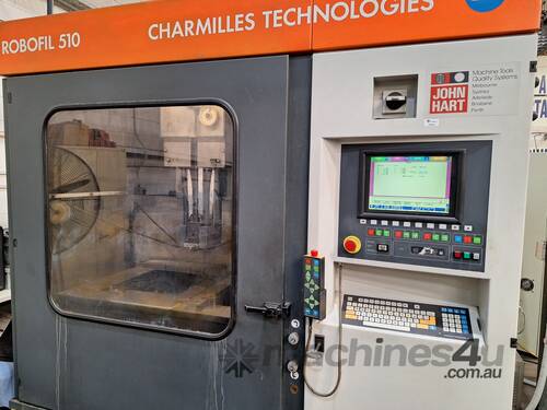 Used 1995 CharmillesTechnologies ROBOFIL 510 CNC Wire EDM (1124206 ...