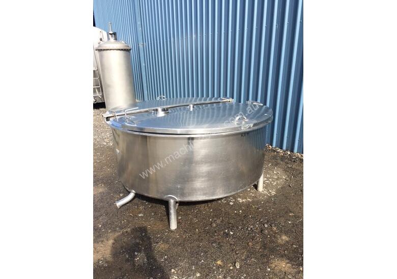 Used Not Specified Unknown 1 100ltr single skin stainless steel tank ...