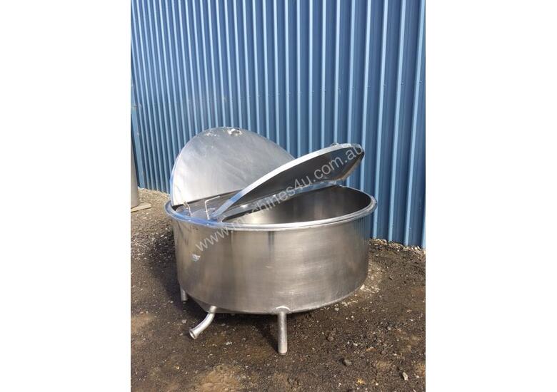 Used Not Specified Unknown 1 100ltr single skin stainless steel tank ...