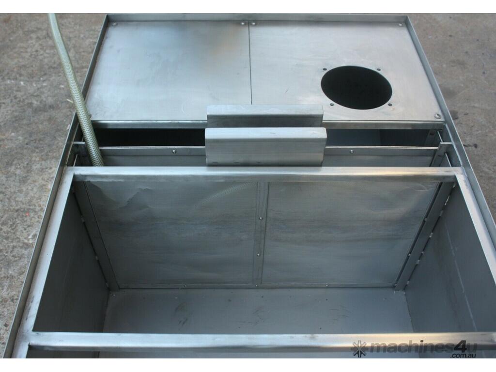 Used Not Specified Unknown Stainless steel recirculation wash tank with ...