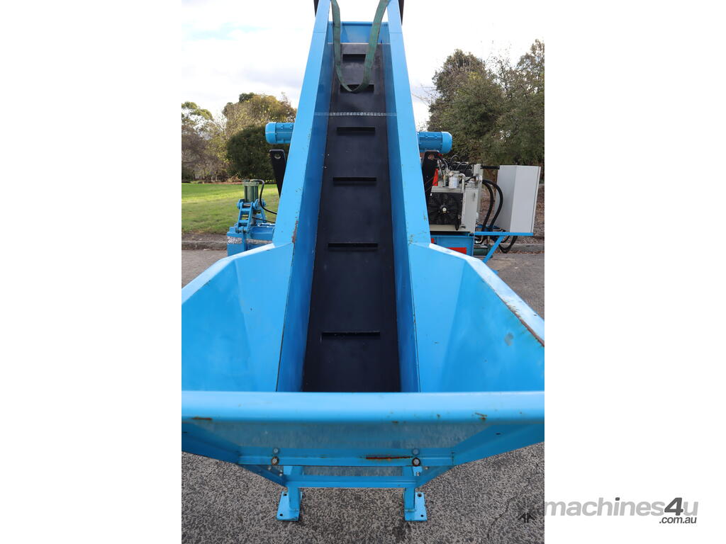 Used axo Paper Shredder Plant System with Auto Tie Baler and Conveyor ...