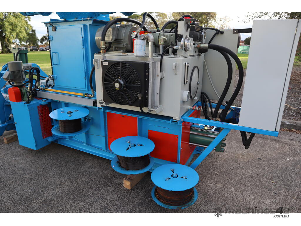 Used axo Paper Shredder Plant System with Auto Tie Baler and Conveyor ...