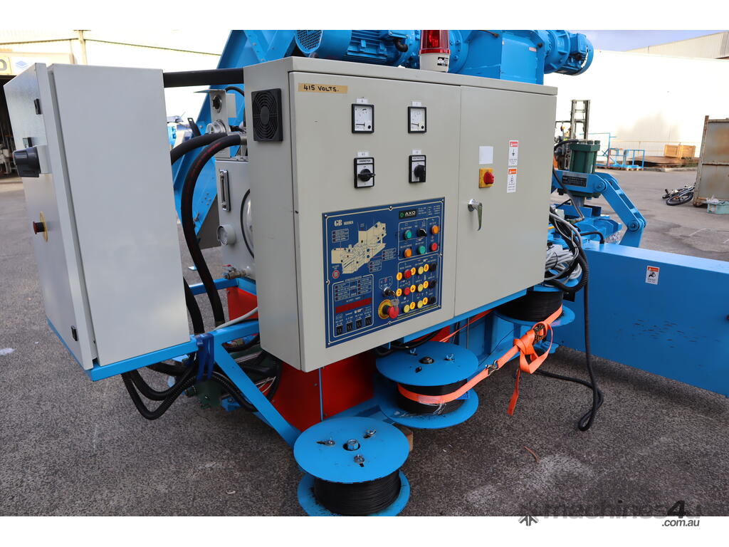 Used axo Paper Shredder Plant System with Auto Tie Baler and Conveyor ...