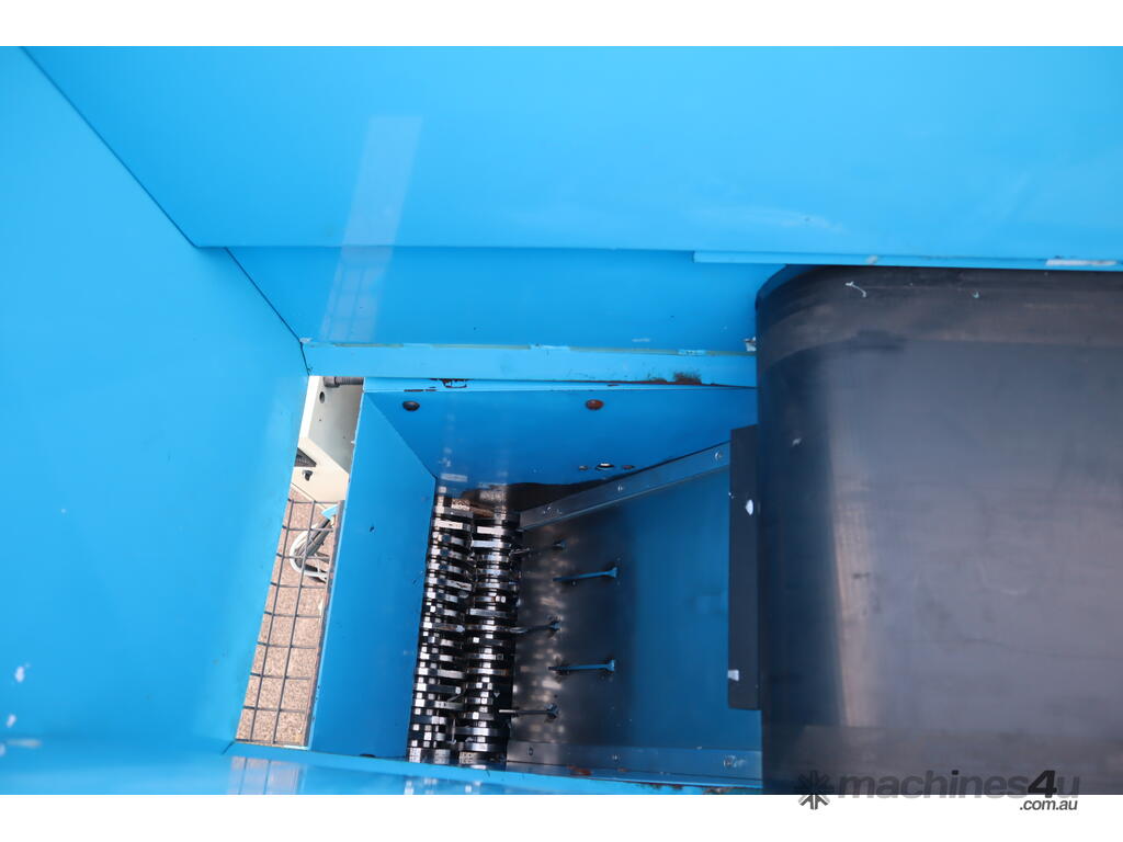 Used axo Paper Shredder Plant System with Auto Tie Baler and Conveyor ...