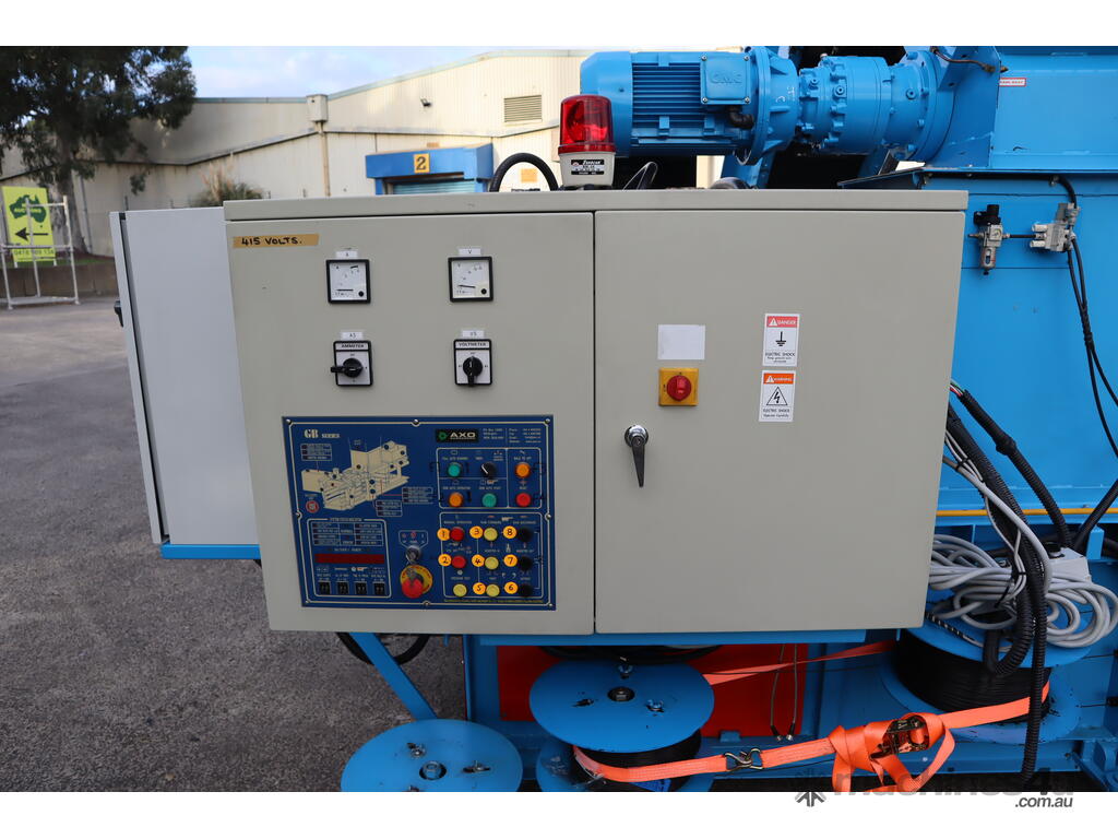 Used axo Paper Shredder Plant System with Auto Tie Baler and Conveyor ...