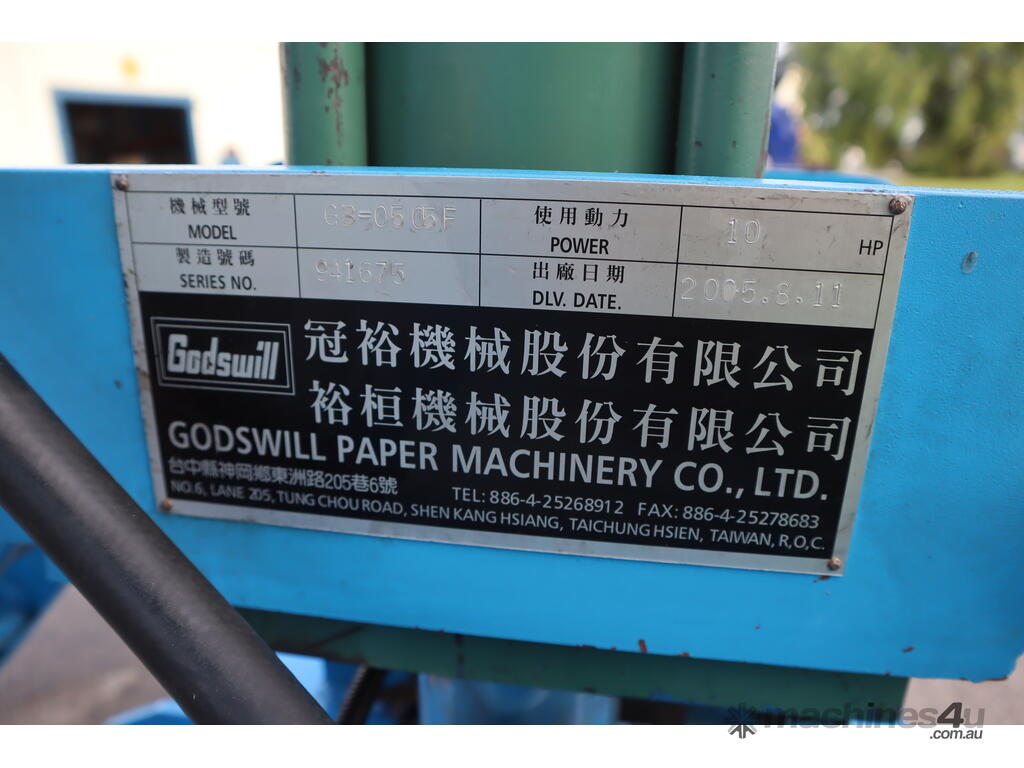 Used axo Paper Shredder Plant System with Auto Tie Baler and Conveyor ...