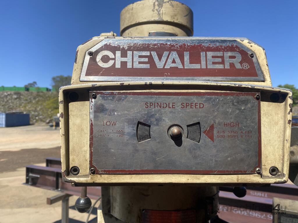 Used 1994 chevalier FM-3VK Vertical Turret Milling Machine Vertical ...