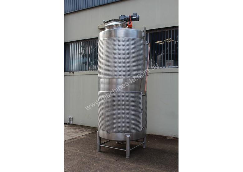 used Stainless Steel Dimple Jacketed Mixing Tank Heating Tank in ...