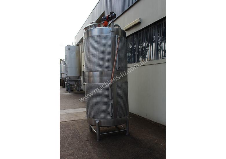 used Stainless Steel Dimple Jacketed Mixing Tank Heating Tank in ...