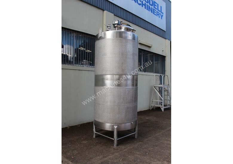 used Stainless Steel Dimple Jacketed Mixing Tank Heating Tank in ...