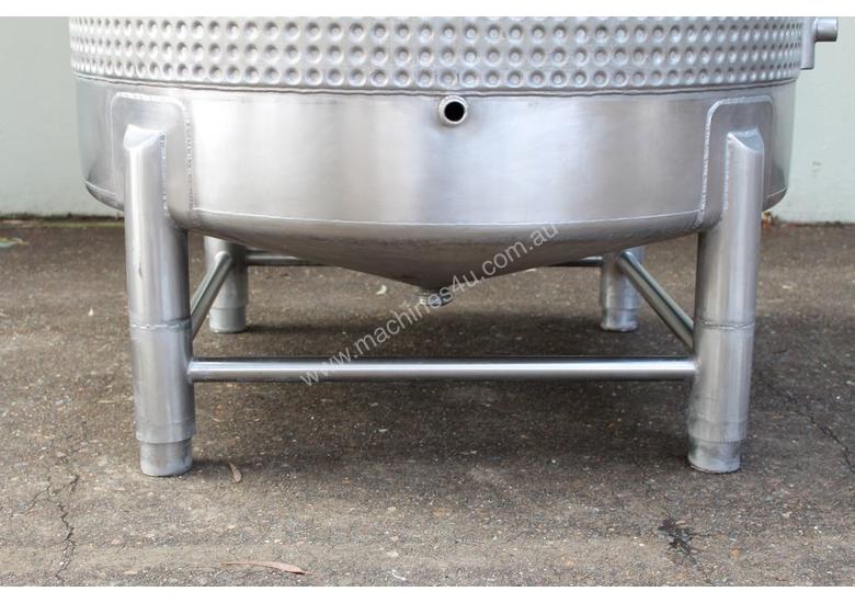 used Stainless Steel Dimple Jacketed Mixing Tank Heating Tank in ...