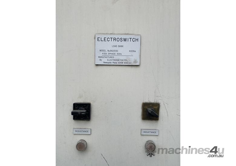 Vintage Electroswitch Reactive Load Bank - 400kW Single Step Load Bank ...
