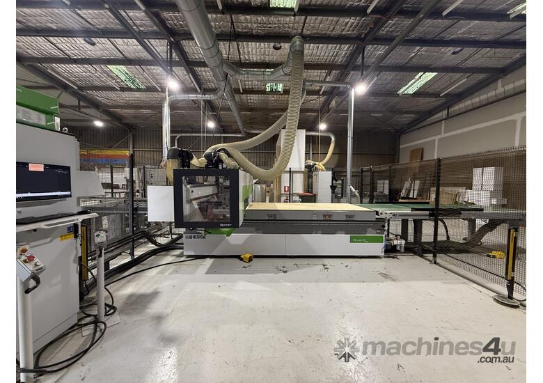 Used 2022 Biesse LOW-HOUR BIESSE ROVER S FT 1224 CNC COMPLETE WITH AUTO LOAD UNLOAD SYSTEM ...