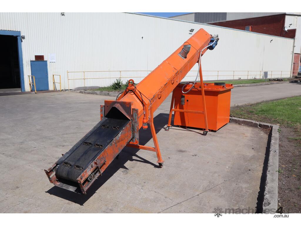 Used Incline Elevator Industrial Incline Conveyor with Fire Suppression ...