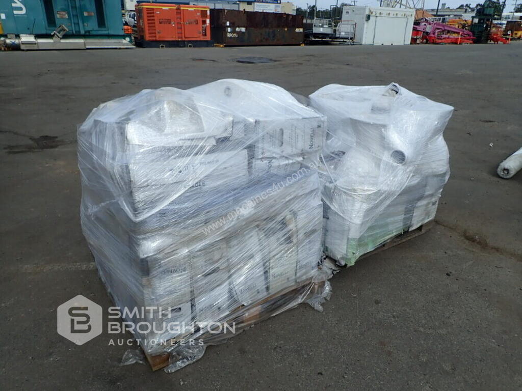 Used 2 X PALLETS ASSORTED NOVELLI SANITARY WARE PRODUCTS Earthmoving ...