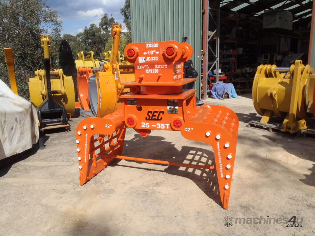 New SEC Scrap Waste Grab Grapple Suit 20-30 Tonner Excavator Grab in ...