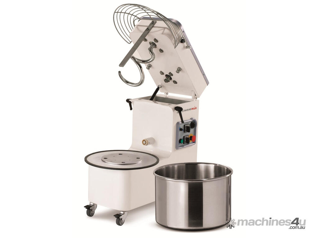 New mecnosud Mecnosud SPIRAL MIXER - TILTING HEAD REMOVABLE BOWL 20KG ...