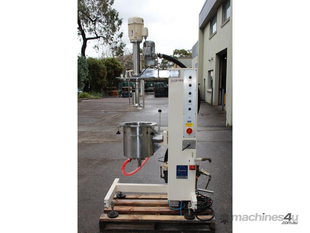 used FRYMA Vacuum Processing Vessel Mixing Tanks in CONDELL PARK, NSW