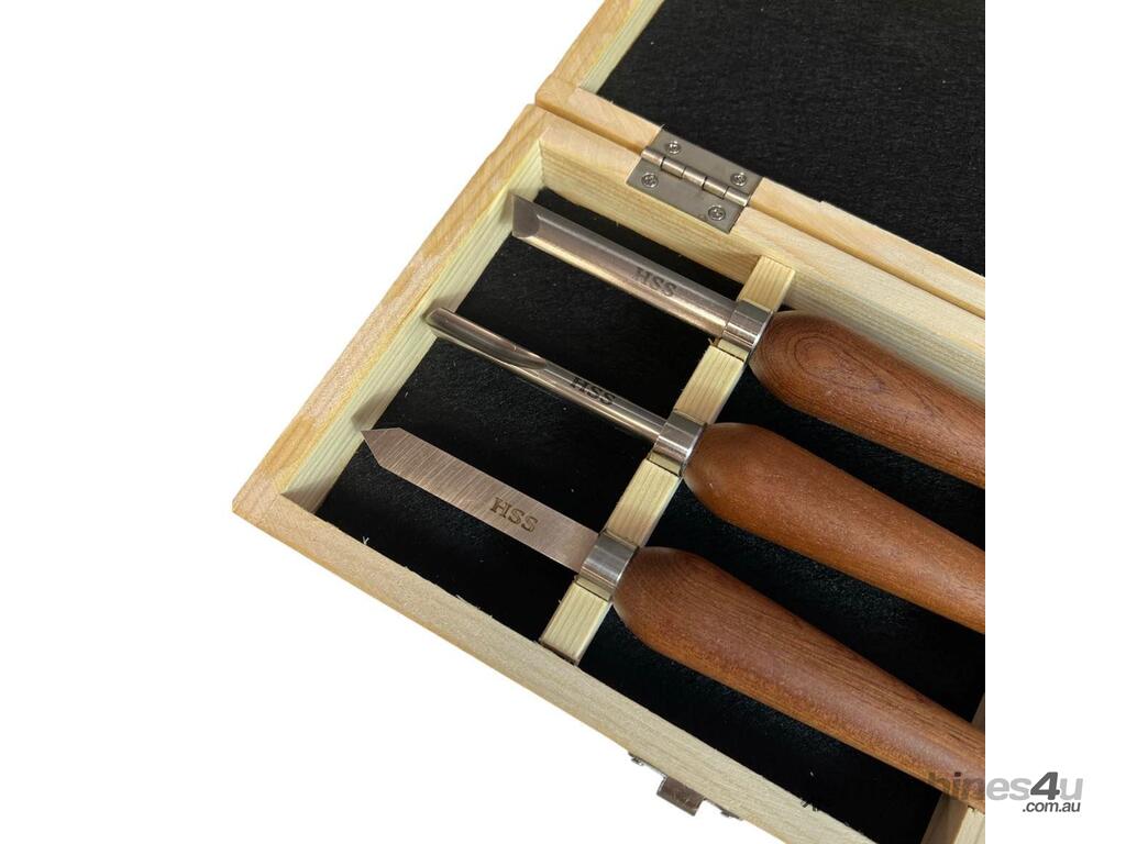 New Soba 3Pce HSS Miniature Woodturning Chisel Set 290106 by Soba ...