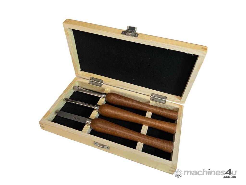 New Soba 3Pce HSS Miniature Woodturning Chisel Set 290106 by Soba ...