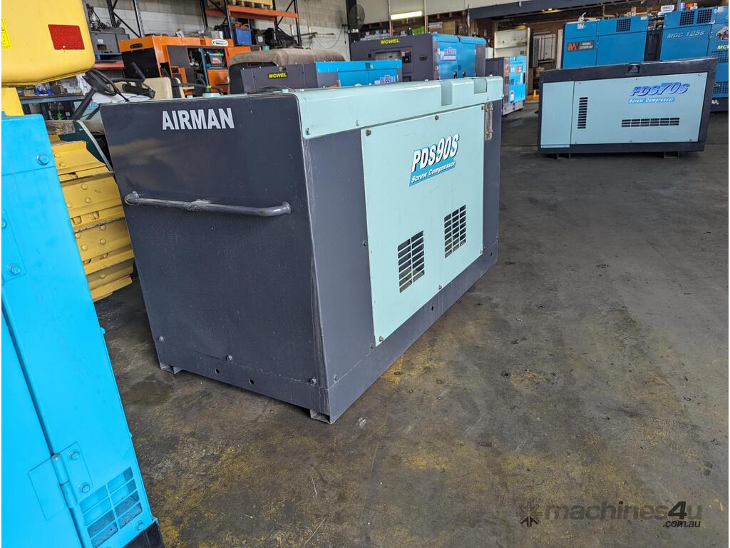 Used 2012 airman PDS 90S Rotary Screw Compressor (963961)