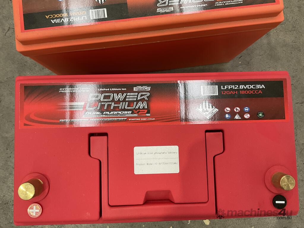 Used 2x Lithium Power Batteries in , - Listed on Machines4u