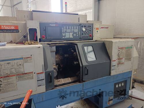 Used 2003 mazak Mazak Multiplex MP6100Y CNC Lathe Mill Turn Centre (1096562) - Listed on Machines4u