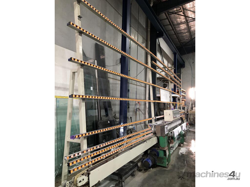 Used 2015 ZXM Glass Straight line Polishing Machine Glass Polishing ...