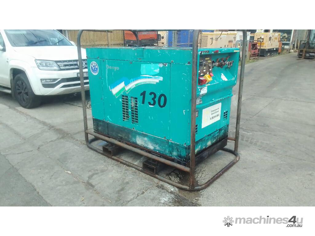 Used denyo DPS-130 SPB Towable Portable Compressor (1051363)