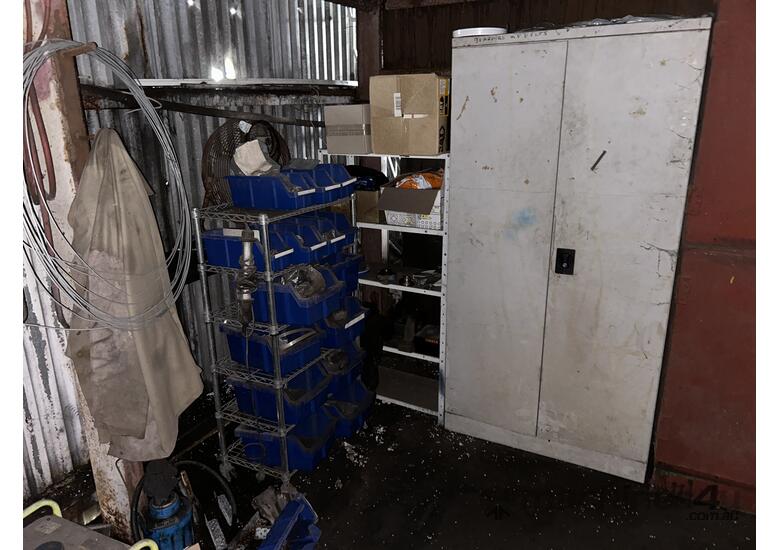 Used Assorted Cabinets And Racking Contents NOT Included Racking ...