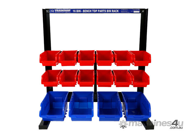 New tradequip TRADEQUIP 6051 PARTS STORAGE BIN RACK 16BIN Racking ...