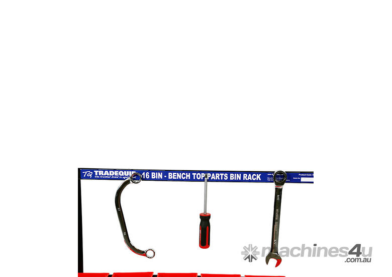 New tradequip TRADEQUIP 6051 PARTS STORAGE BIN RACK 16BIN Racking ...