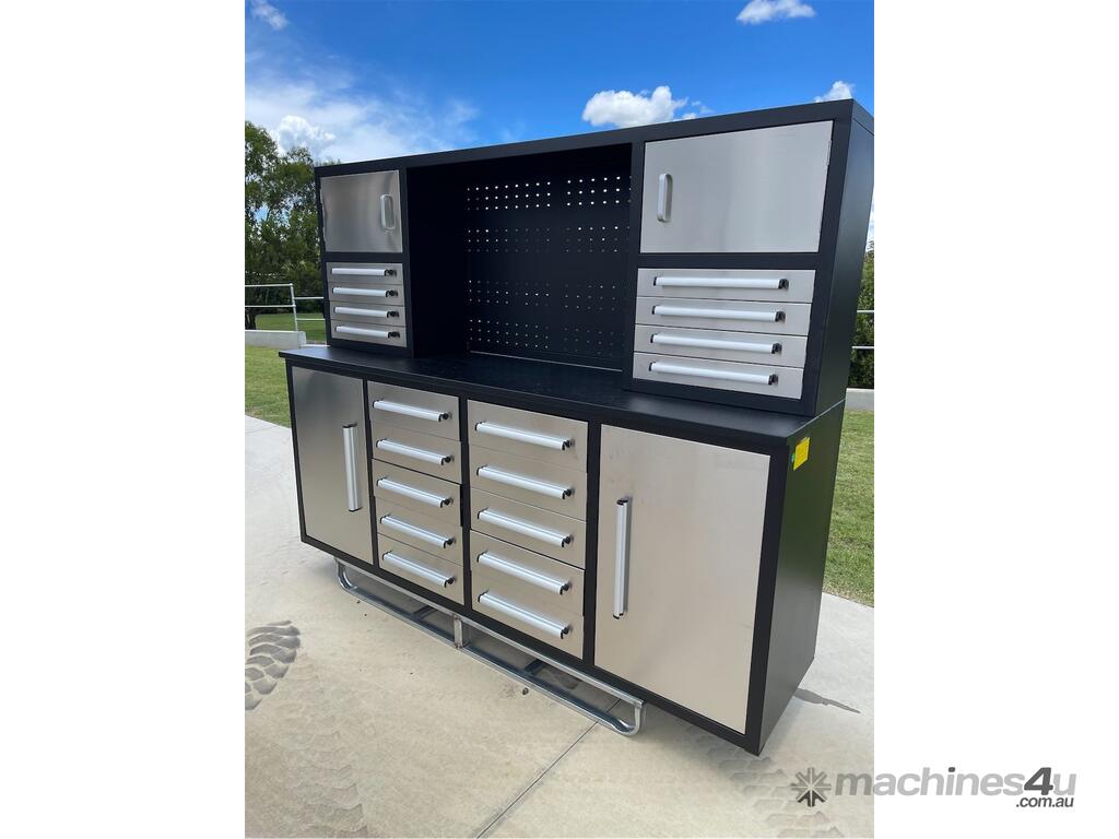 New exeq 18 Drawer Stainless Steel Tool Cabinet Work Bench Work Benches ...