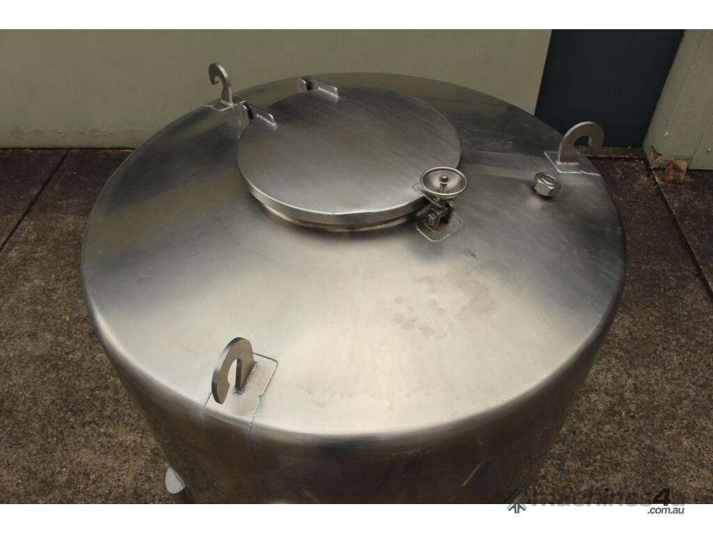 used carlson Stainless Steel Tote Bin Powder Hopper (947463)