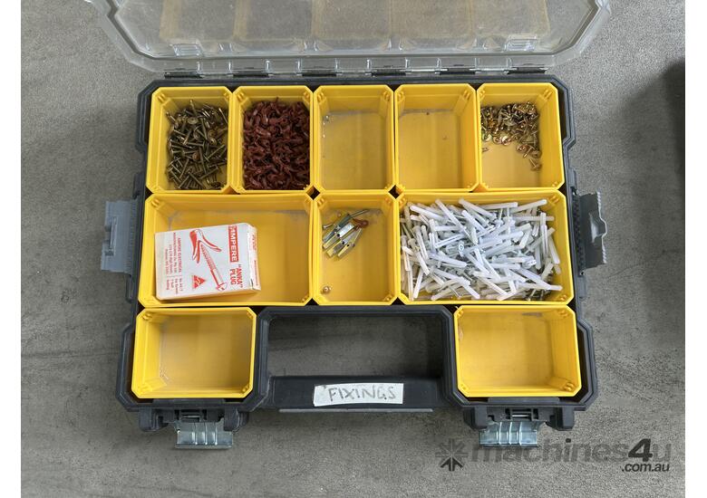 Used STANLEY 2 x Stanley Interlocking Toolbox set including contents ...