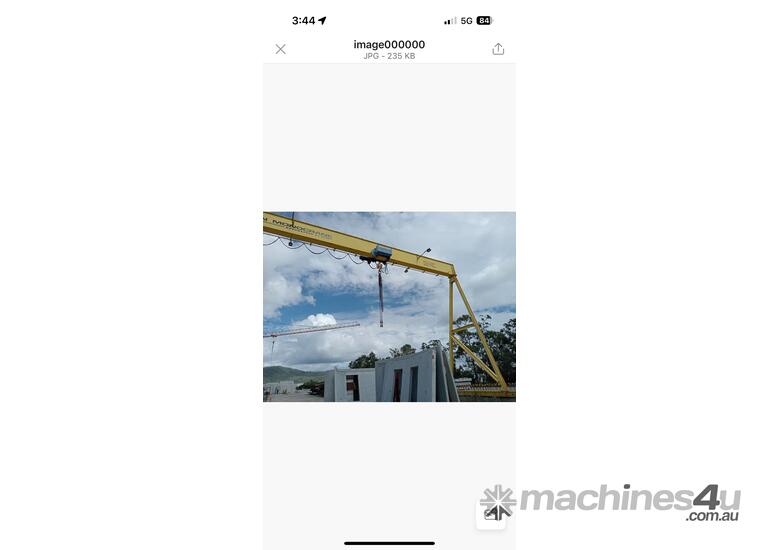 Used 2018 jdn monocrane 16 TONNE PORTAL CRANE Overhead Gantry Crane ...