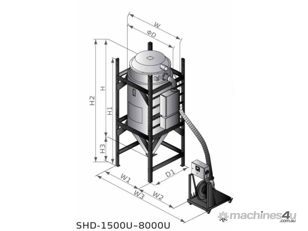 Used 2019 shini SHD-6000-U Dehumidifier in DANDENONG SOUTH, VIC