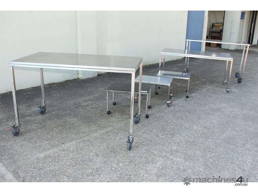 used Stainless Steel Mobile Table Stainless Steel Bench in CONDELL PARK ...