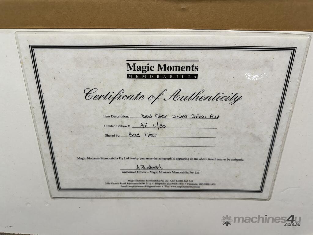 Used Magic Moments Memorabilia - Brad Fittler Framed Photo in HEXHAM ...