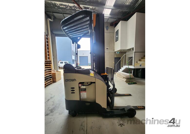 Used 2021 Crown Crown Reach Forklift Model RM602520TT6860R Reach Trucks ...