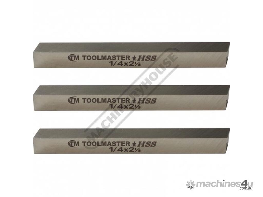 New toolmaster High Speed Steel Bits - Pack of 3 1 4 Square x 2-1 2 ...